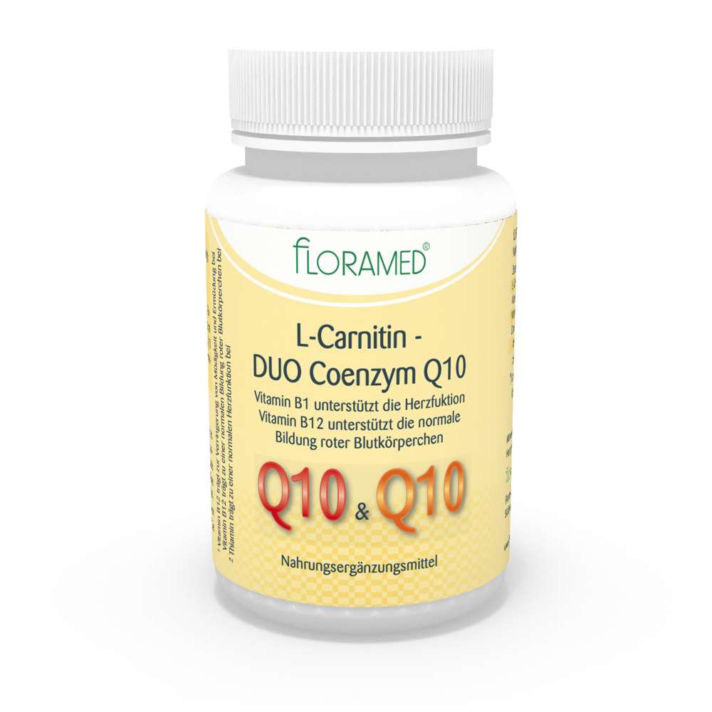 L-Carnitin - DUO Coenzym Q10 Kapseln | fLORAMED-Onlineshop